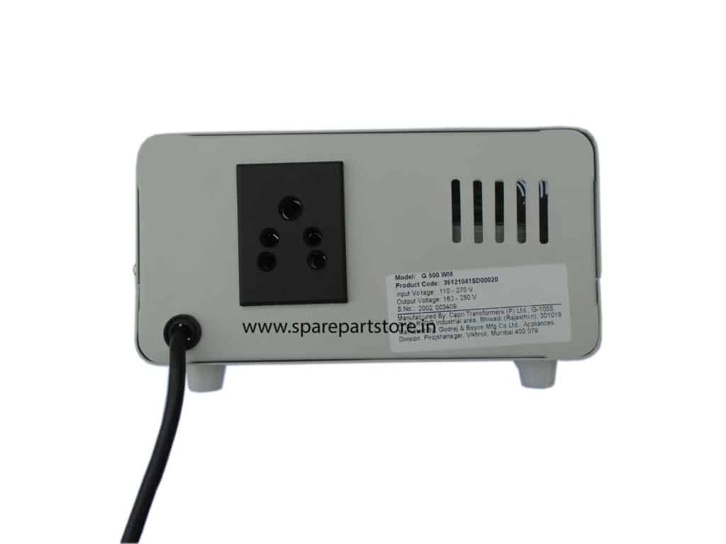 GODREJ ELECTRONIC VOLTAGE STABILIZER FOR REFRIGERATOR & LED (G-500WM ...